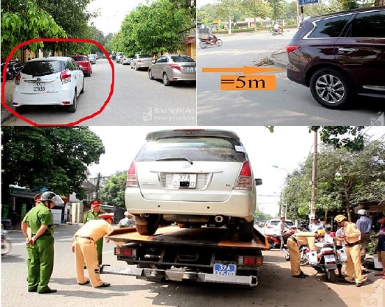 Những kiểu dừng, đỗ ô tô dễ bị cẩu xe và nộp phạt