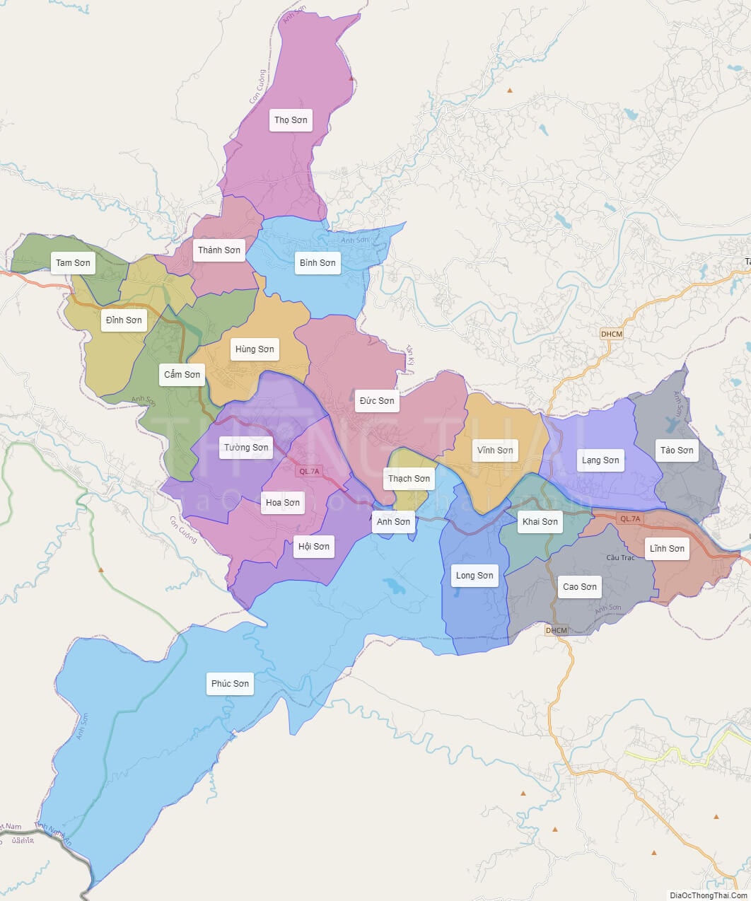 Huyện Nam Đàn (cũ) Nghệ An hình thành 5 xã mới nào sau sắp xếp các đơn ...
