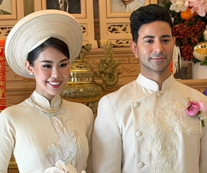 Hôn lễ của Tiên Nguyễn và doanh nhân Justin Cohen tại TP.HCM