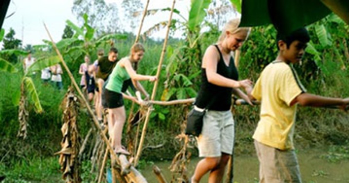 Vietnam's monkey bridge makes it to the list of the scariest bridges.