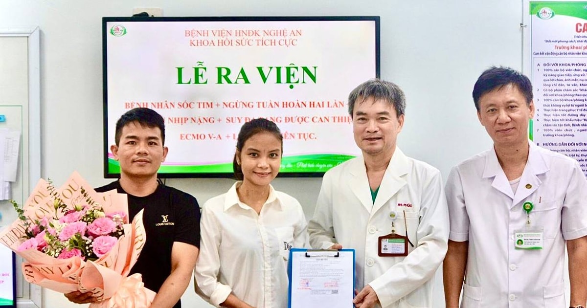 Bệnh viện Hữu nghị Đa khoa Nghệ An cứu sống bệnh nhân ngừng tuần hoàn ...