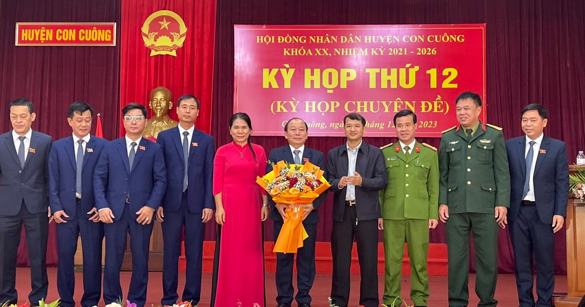 Con Cuông có tân Chủ tịch UBND huyện