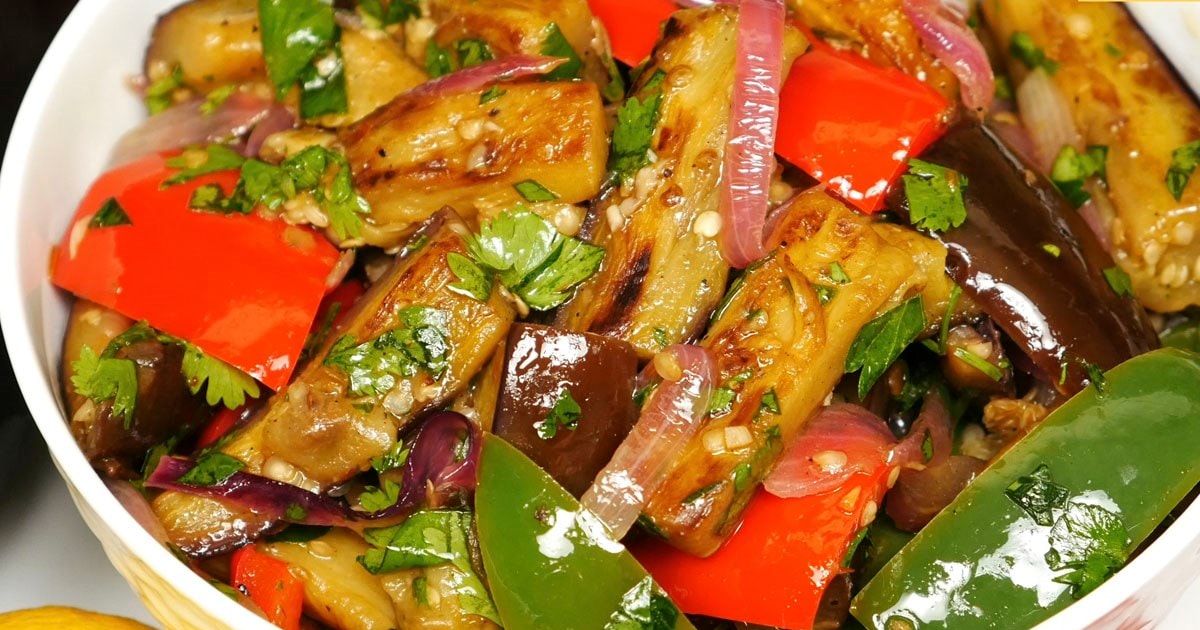 Hướng dẫn nấu ăn: Món cà tím chua cay giúp eo thon, dáng đẹp, da sáng mịn