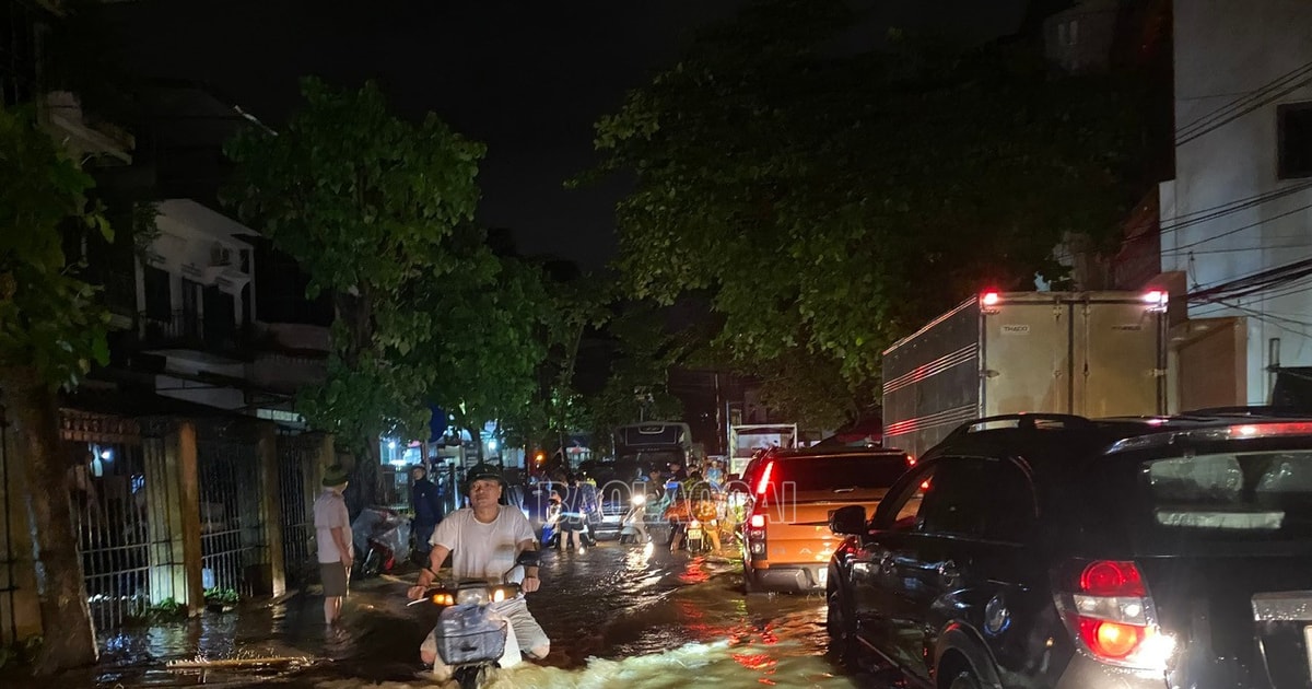 Summary of the flood situation after Typhoon No. 10 in Lao Cai