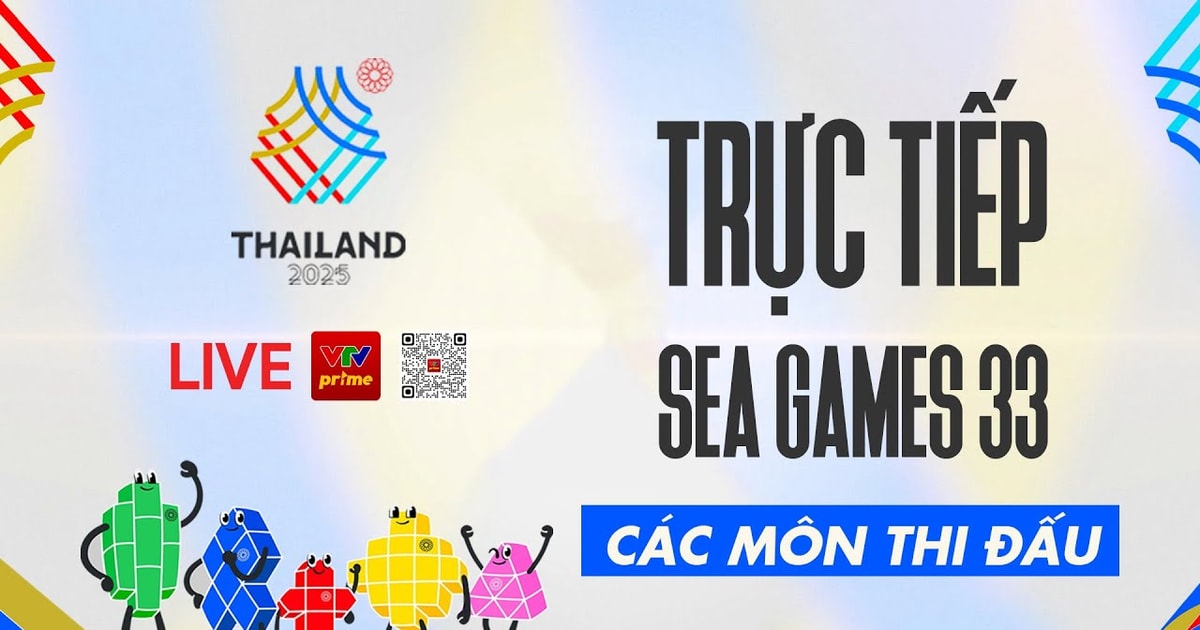 VTV5、VTV6、HTV、THVL 将于 12 月 13 日现场直播第 33 届东南亚运动会赛程。
