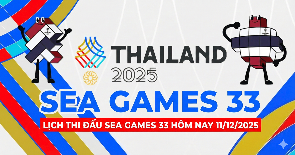 VTV5, VTV6, VTV2, HTV, THVL trực tiếp SEA Games hôm nay 11/12/2025