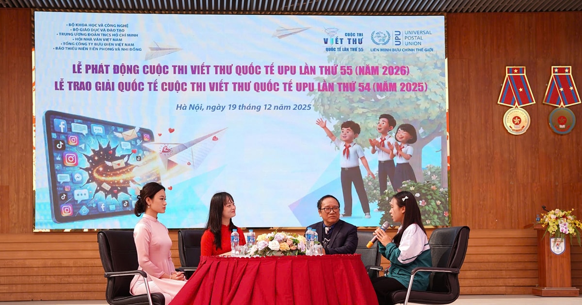 Cuộc thi viết thư Quốc tế UPU 2026: Kết nối con người thời số hóa