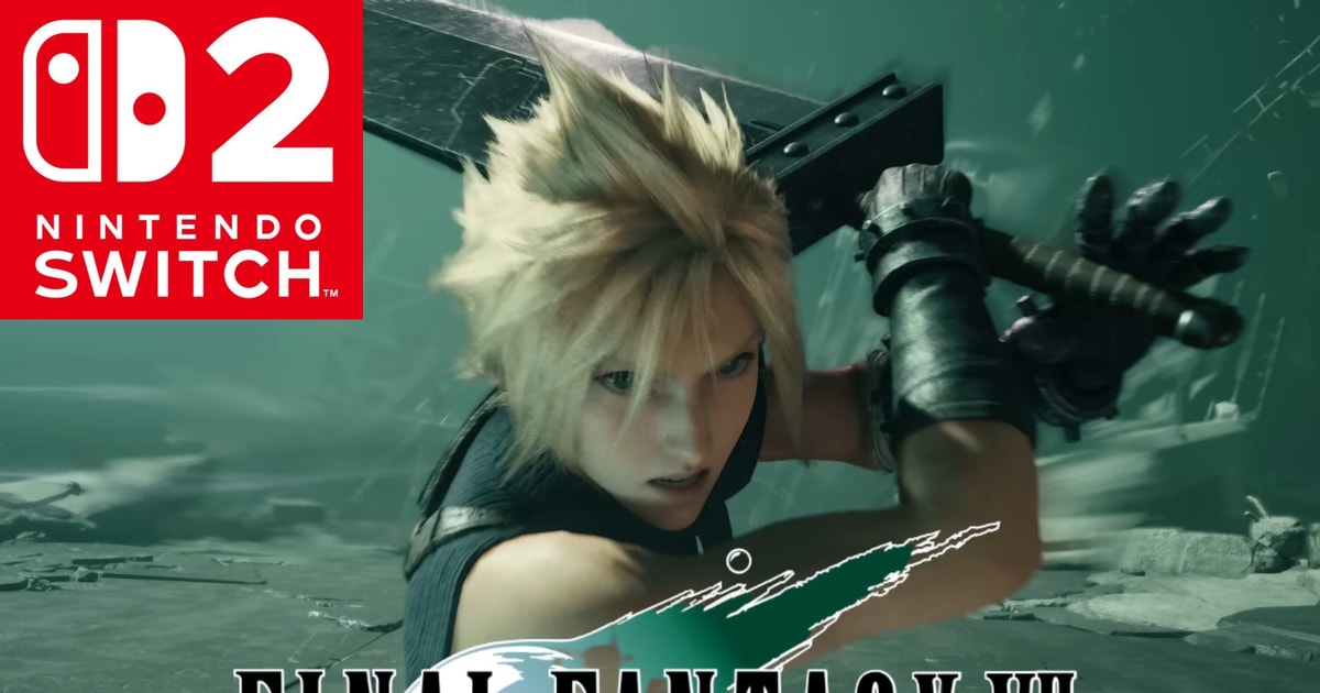 FF7 Remake on Switch 2 could surpass Xbox Series S thanks to DLSS.