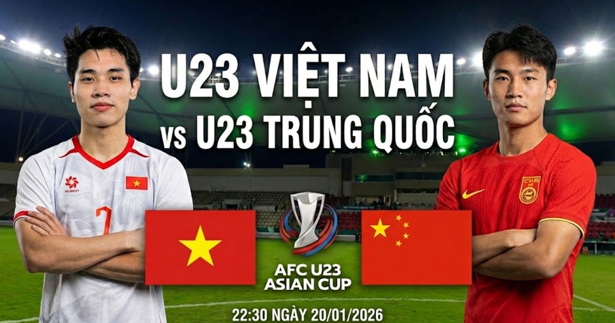 FPT Play and TV360 will broadcast the U23 Vietnam vs. U23 China ...
